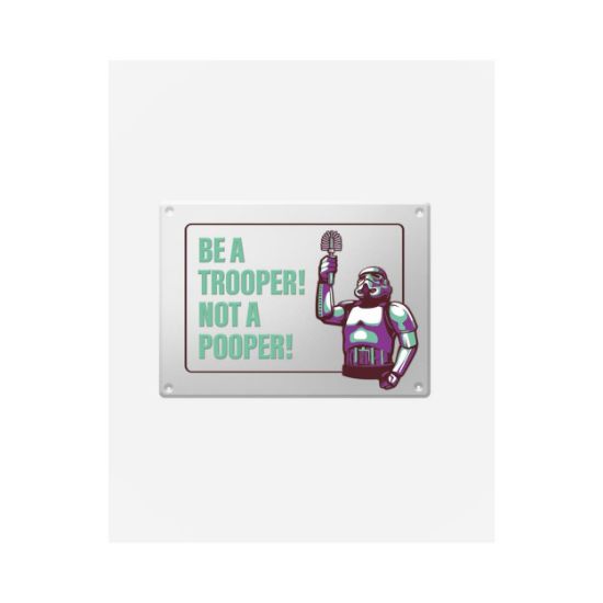 Original Stormtrooper - Stormpooper Metal Sign