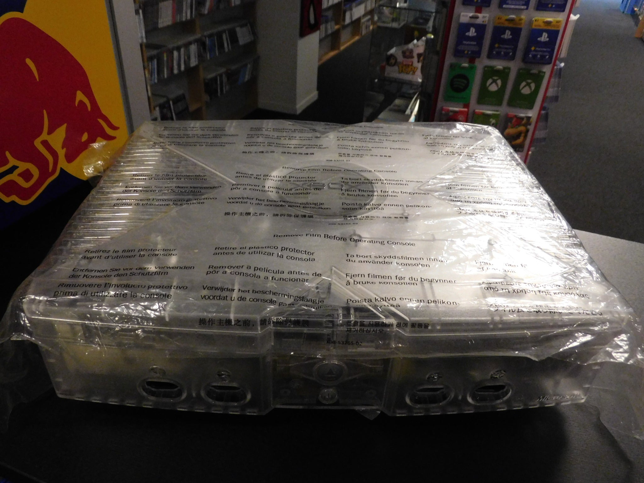 XBOX CLASSIC CONSOLE LIMITED EDITION CRYSTAL VERSION (FOR DISPLAY ONLY